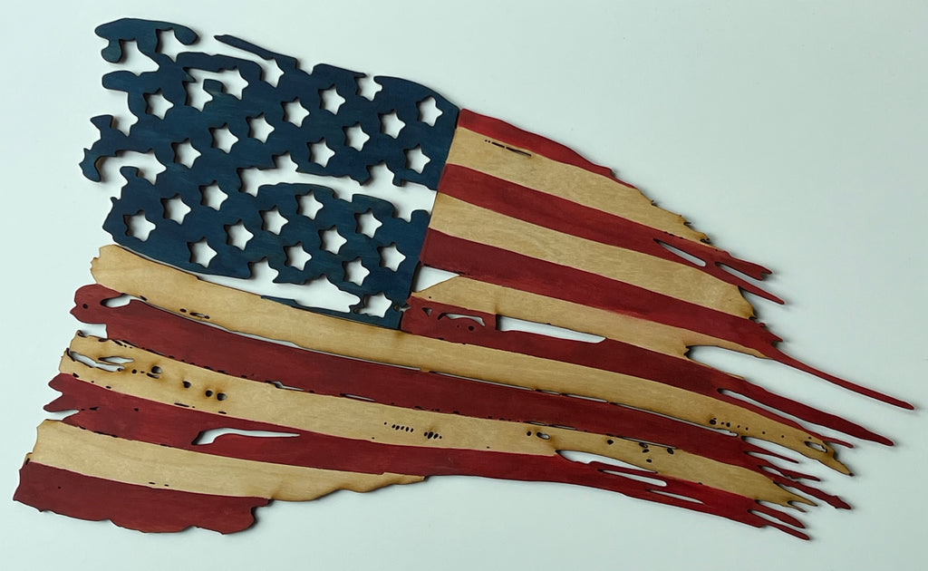 Tattered Flag – The Painted Chick Creations