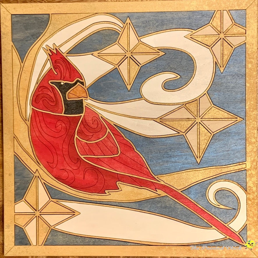 Cardinal Watching Over You – The Painted Chick Creations