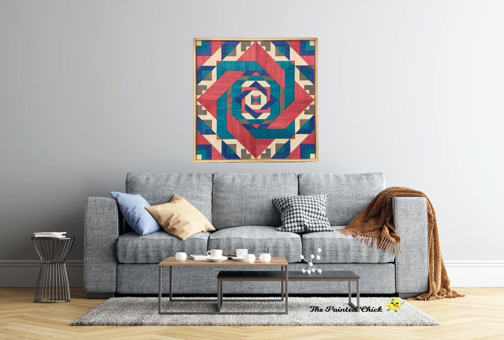 Wooden Falling Squares Quilt Pattern – The Painted Chick Creations